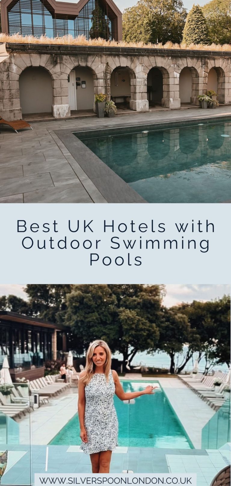 Best UK Hotels with Outdoor Swimming Pools - SilverSpoon London